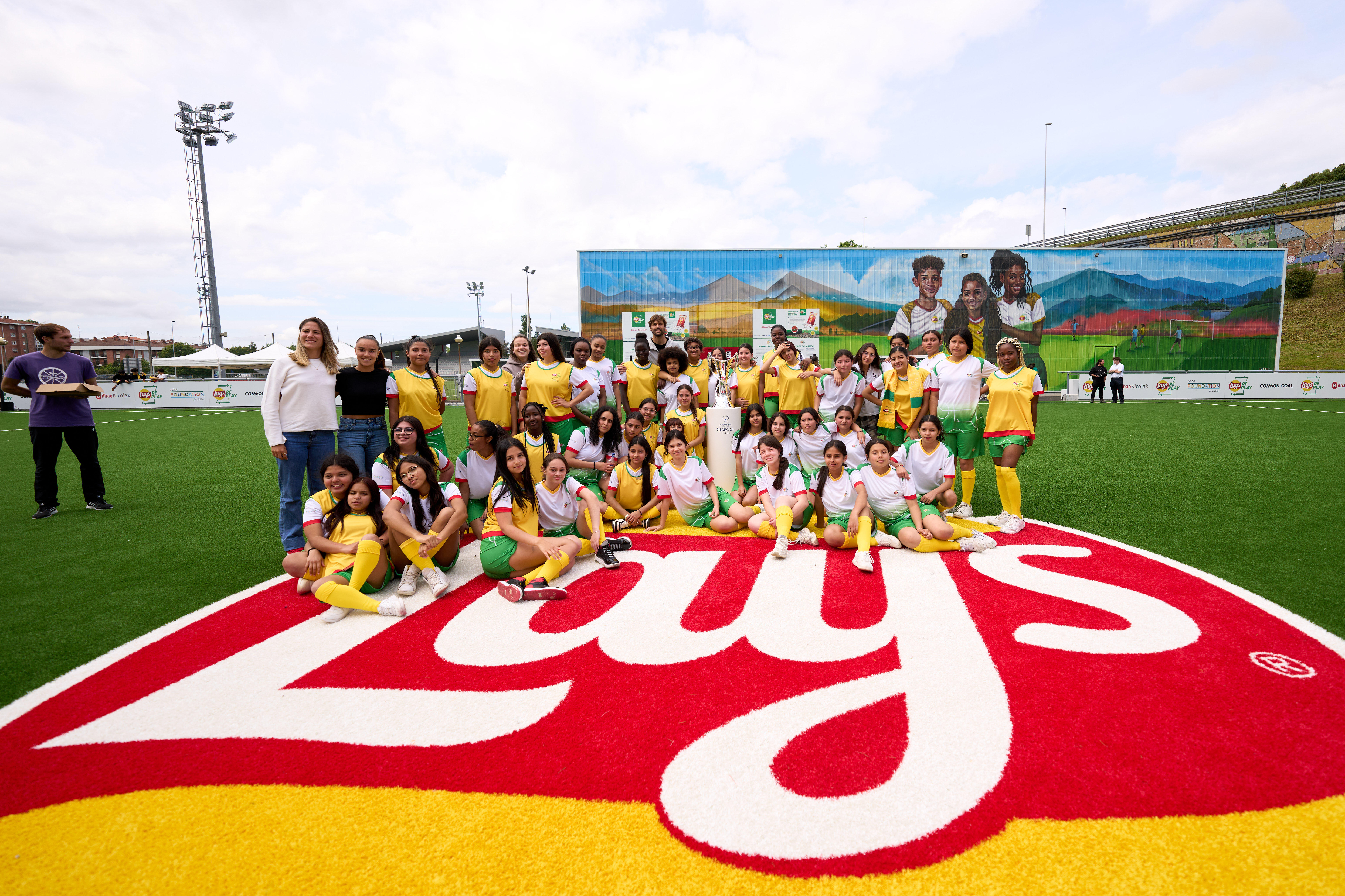 UEFA Foundation for Children inaugurates Lay's RePlay pitch in Bilbao ...